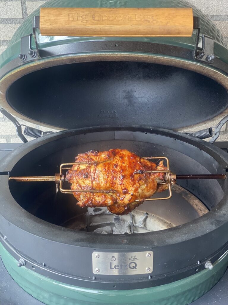 Geroosterde kip van het spit – BBQ Nerds